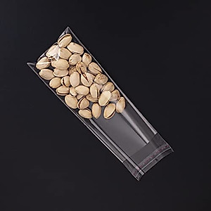 AIRSUNNY 100 Pcs 3x7 Clear Resealable Cello/Cellophane Bags Good for Bakery, Candle, Soap, Cookie Poly Bags,Cake Money Box Transparent Bags– 3" x 7''