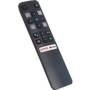 Remote Control (RC802V FNR1) Replacement for All TCL Android 4K UHD Smart TV Without Voice Command