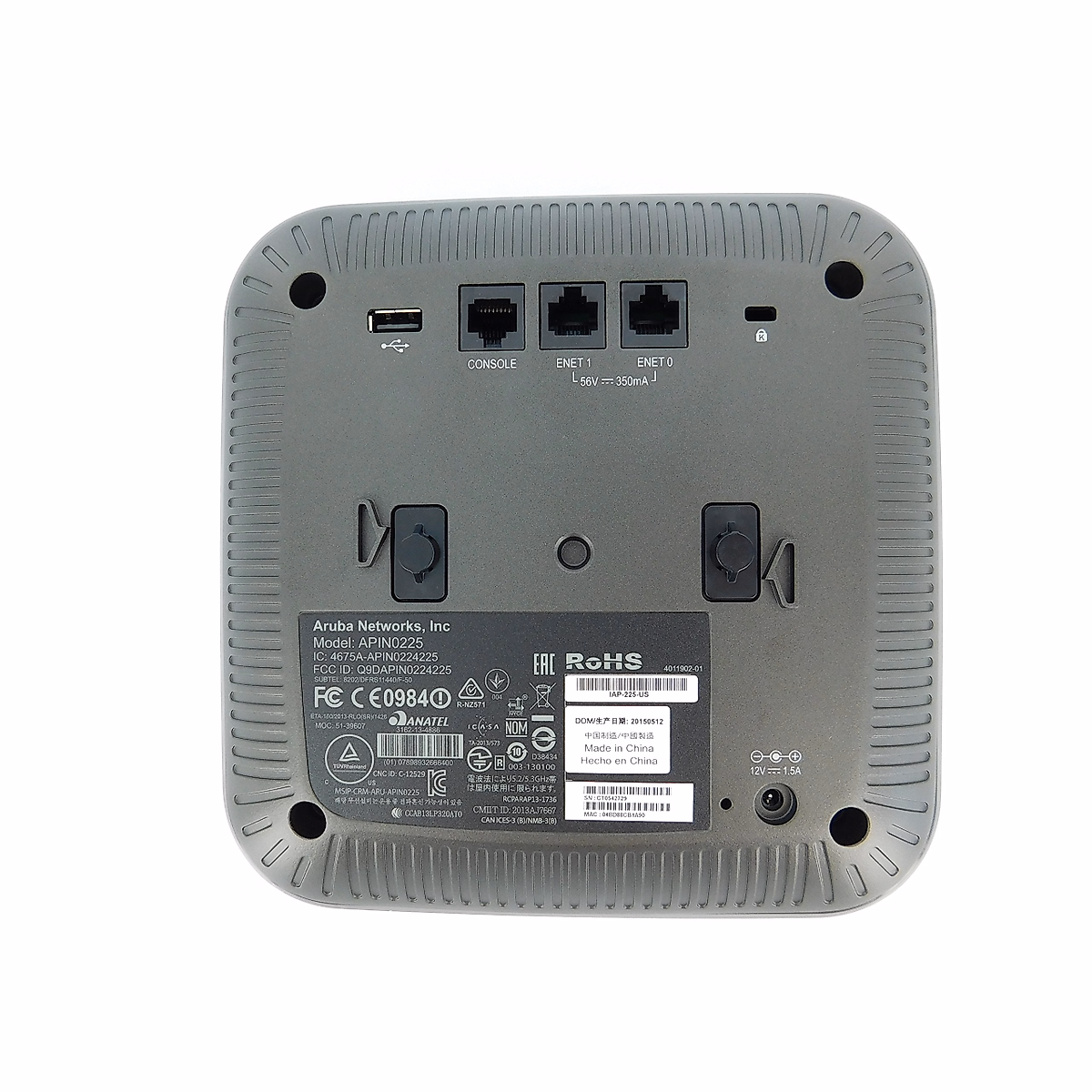 Aruba Networks Instant IAP-225 IEEE 802.11ac 1.27 Gbps Wireless Access Point - ISM Band - UNII Band - IAP-225-US