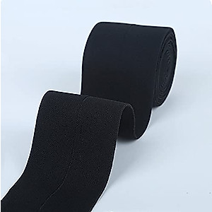 Herrmosa 6cm Fold Over Elastic Band Spandex Satin Rubber Band Underwear Edging Waist Elastic Bands Ties Clothing Accessories 1m - White