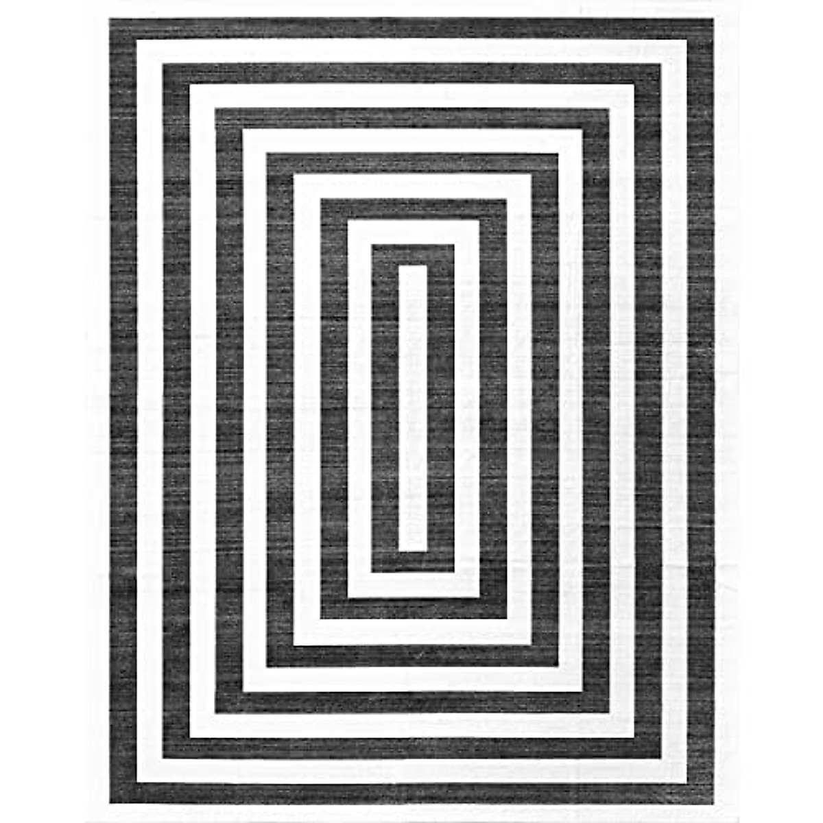 nuLOOM Sharri Modern Striped Machine Washable Area Rug, 4' x 6', Grey