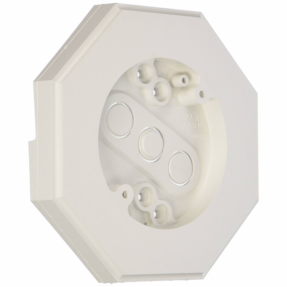 Arlington Industries 8131-1 8131 Wall Plate, 1/4-inch or 5/16-inch Siding & Shingles, White