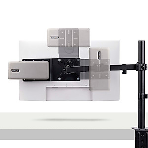 StarTech.com VESA Mounting Bracket for NUC/Thin Clients or Laptop Docking Stations, VESA 75x75/100x100 Compatible