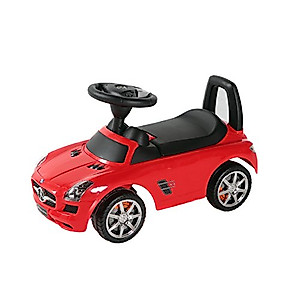 Best Ride On Cars Mercedes Benz Push Car, Red