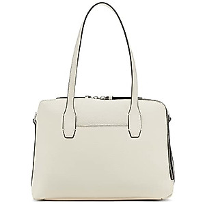 Calvin Klein Brenda Top Zip Satchel, Cherub White
