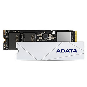ADATA Premium SSD for PS5 1TB PCIe Gen4 M.2 2280 Internal Gaming SSD Up to 7,400 MB/s (APSFG-1T-CSUS)