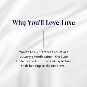 Brooklinen Luxury Sateen Duvet Cover - 100% Cotton, Full/Queen Size in White with Extra-Long Corner Ties and Button Closure| Best Luxury Sheets