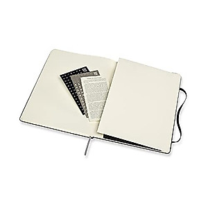 Moleskine PRO Notebook, Hard Cover, XL (7.5" x 9.5") Professional Project Planning, Black, 192 Pages