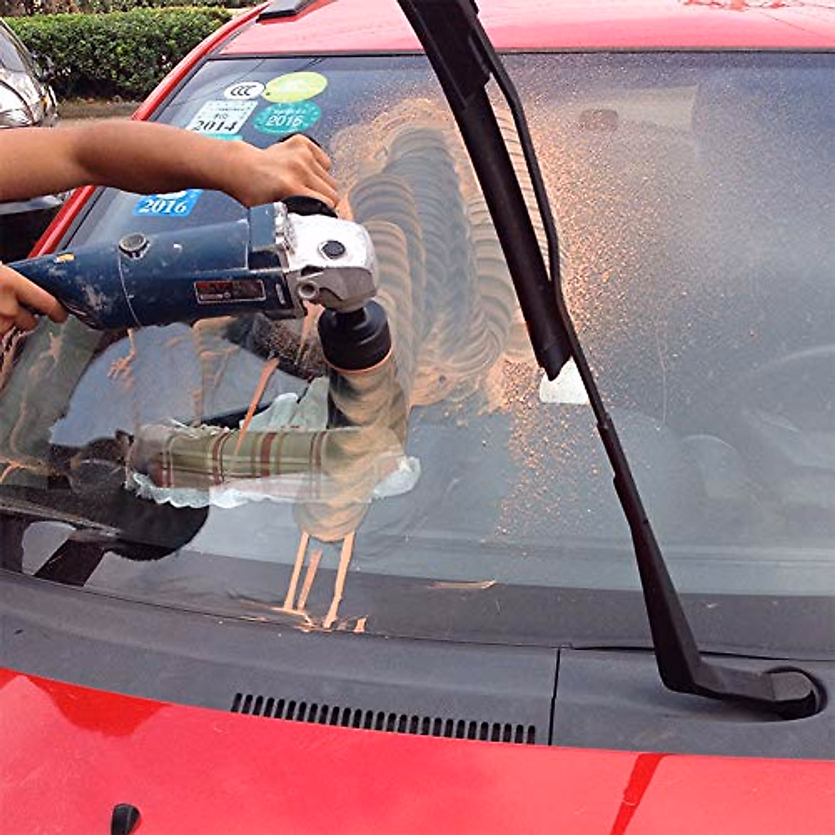 34Pcs/Set Glass Polishing Kit, Deep Scratch Remover | Multifunctional Cerium Oxide Polishing Powder Polishing Pad And Wheel for Window Repair