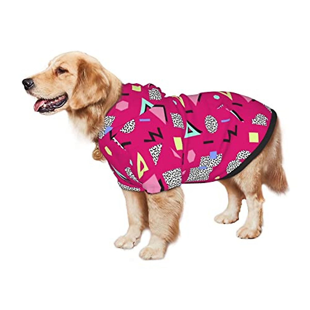 Retro Vintage 80s or 90s Pet Wear Hoodies Pet Dog Clothes Puppy Hoodies Dog Hoodies Costumes Pet Sweater M