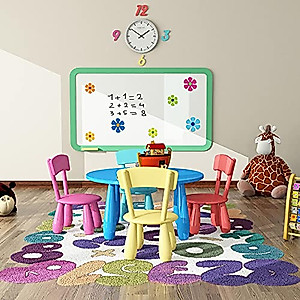 Car Flower Magnet Funny Magnetic Decals Decorations Cute Fridge Magnets 60s Flower Cutout Magnet for Car Home Door Whiteboard Refrigerator (16 Pieces,3.9 x 3.9 Inch, 2.2 x 2.2 Inch)