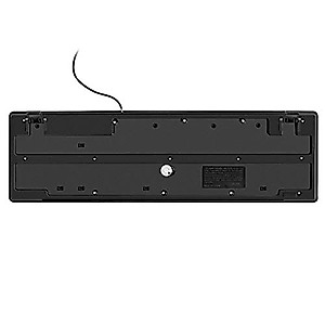 MCSaite Wired Arabic/English Computer Keyboard, Full-Size Keyboard, 104-keys, USB Plug-and-Play, Foldable Stands, Compatible with PC, Laptop