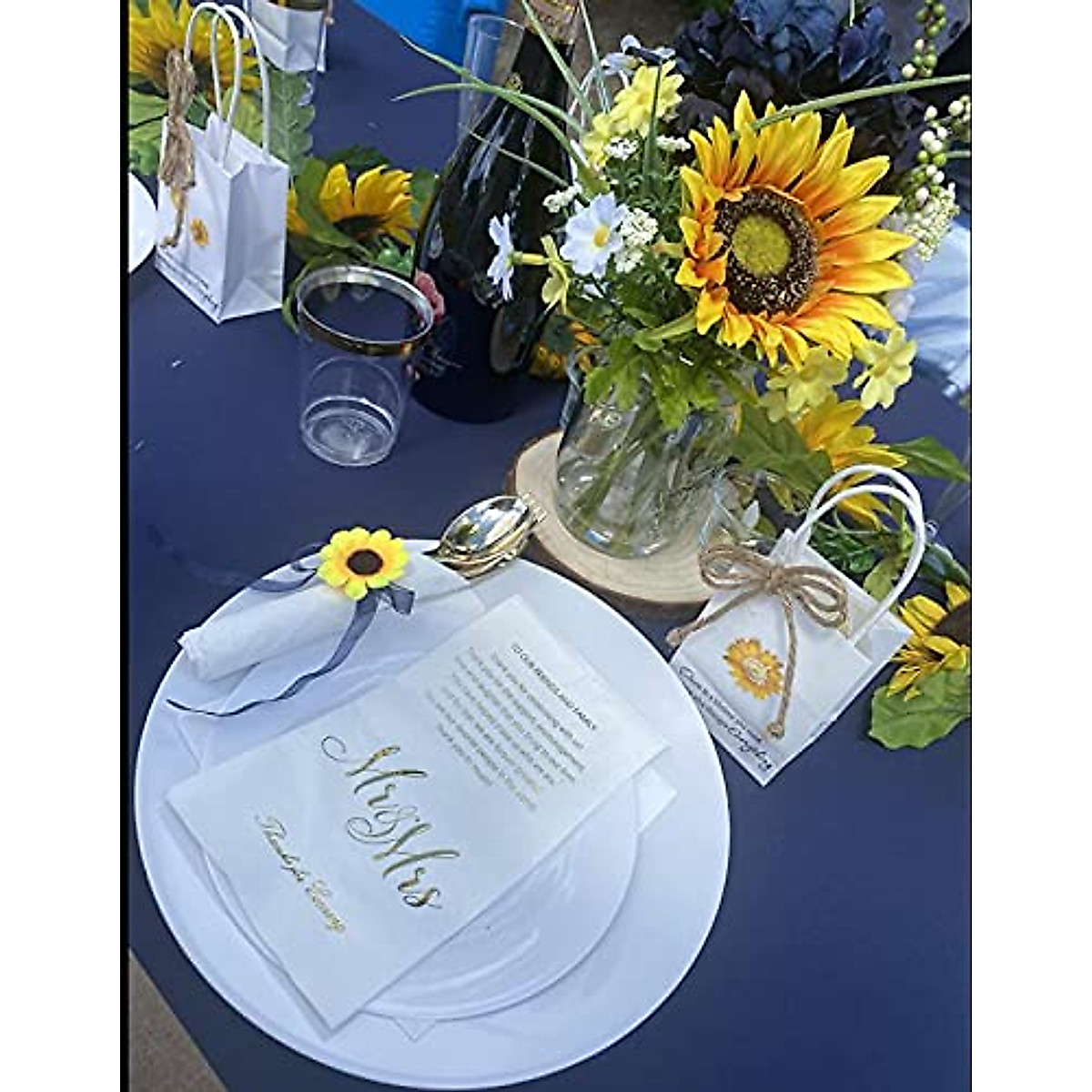 Natural Round Discs Rustic Wood Slices 5 Pcs 7-8 inch Unfinished Wood kit Circles Crafts Tree Slices with Bark Log Discs for DIY Arts and Wedding Christmas Ornaments