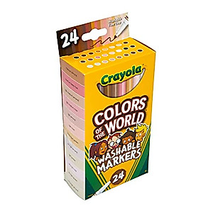 Crayola Colors of the World Markers 24 Count