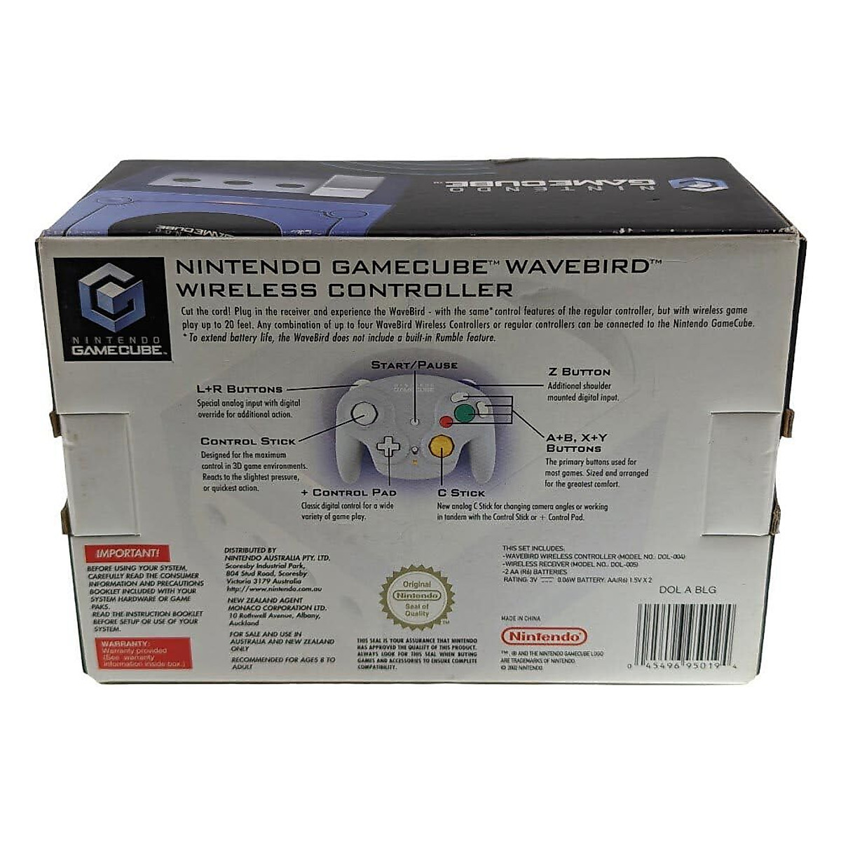 Gamecube Wavebird Wireless Controller - Grey