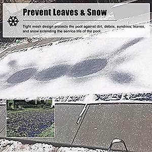 LILANAI Winter Pool Cover for Above Ground Swimming Pools, Anti-Dust Heat Insulation Film/Pool Protector Mat, for Garden Outdoor Backyard (Size : 3x7.5m/9.8x24.6ft)