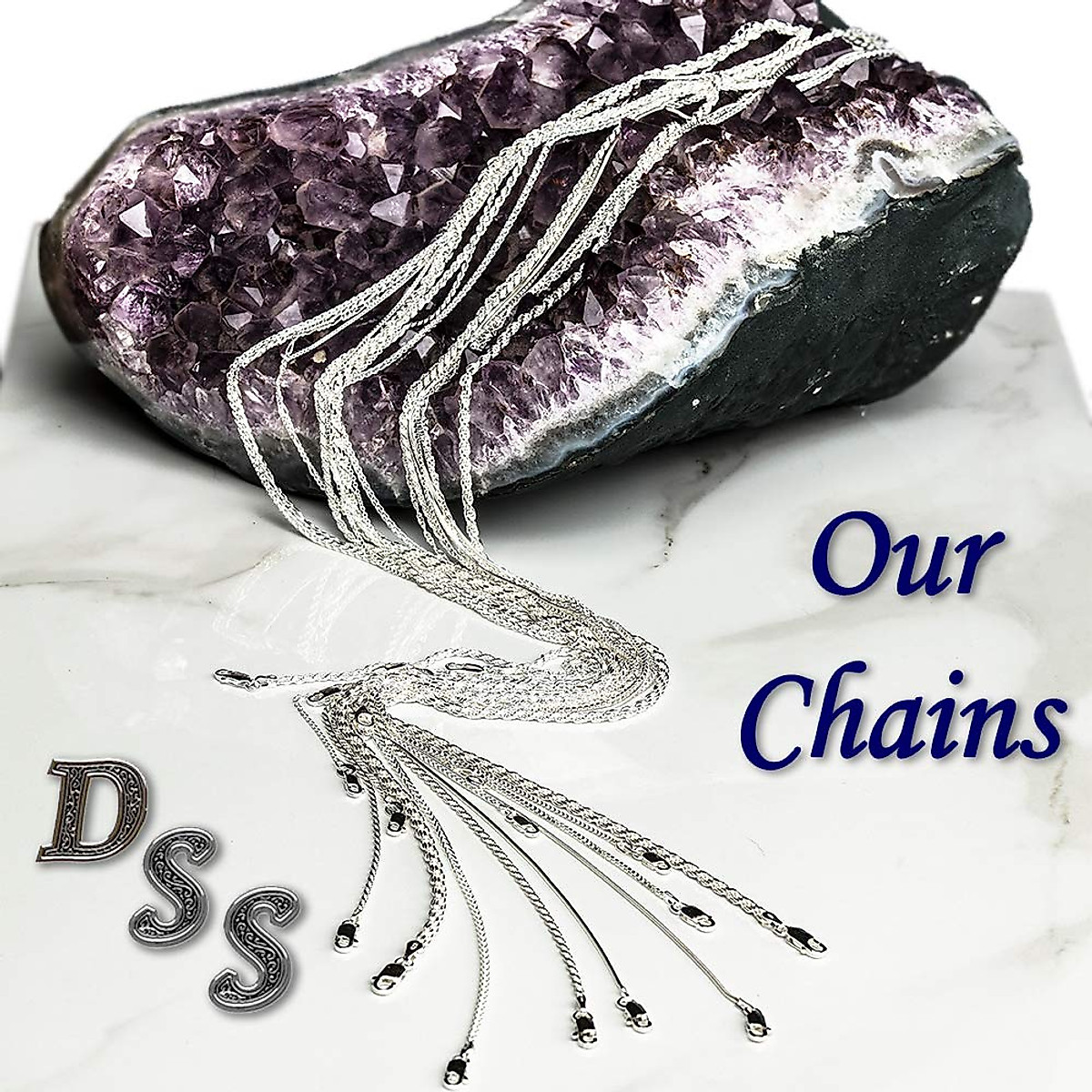 925 Sterling Silver 3.5MM Rope Chain 18