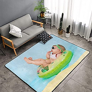 YSDBPAY Custom Rug Personalized Design Your Own Logo Text Image Area Rug Non-Slip Washable Door Mats for Front Door Indoor Home Garden Office Entry Welcome Decor (36 × 24)