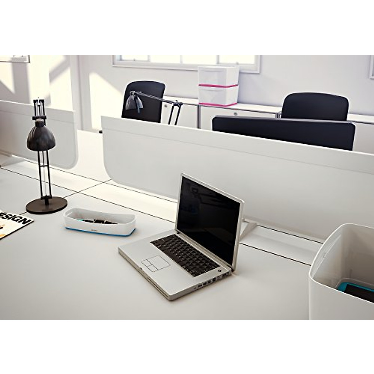 Leitz Wow, myBox, Storage Tray Klein Weiß/Blau Metallic