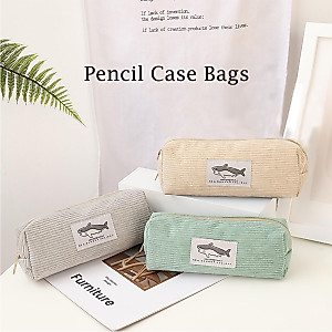 HABUAETY Small Pencil Pouch Shark Office Stationery Bag Mini Makeup Cosmetic Bags