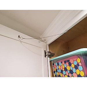 MIZUGIWA Stainless Steel Lanyard Cable,Tether Safety Wire for Loss Prevention 2 Loops w/Quick Release Ring & Black Rubber Coating 12" Set of 10