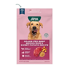 Beef, Brown Rice & Sweet Potato Dry Dog Food, 4 lb. Bag HIGH Protein from Real Beef BIOTIN and Fish Oil Prevent Against Dry Skin and Aid in Healthy Muscle Generation.