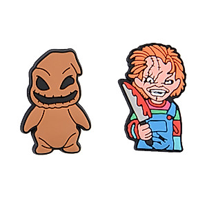 Lot of 25, 50, 100pcs Random Different Shoe Charms for Shoes Decorations Kids Boys Girls Men Women Party Favor Birthday Gifts