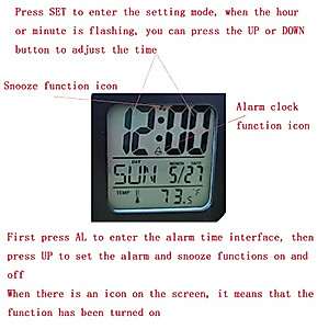 for Hello Kitty Alarm Clock w/ Soothing Glow LED Lights And Thermometer Luminous Small Alarm Clock Creative Cartoon Students with Alarm Clock Mute Simple Colorful Luminous Children's Bedroom Bedside