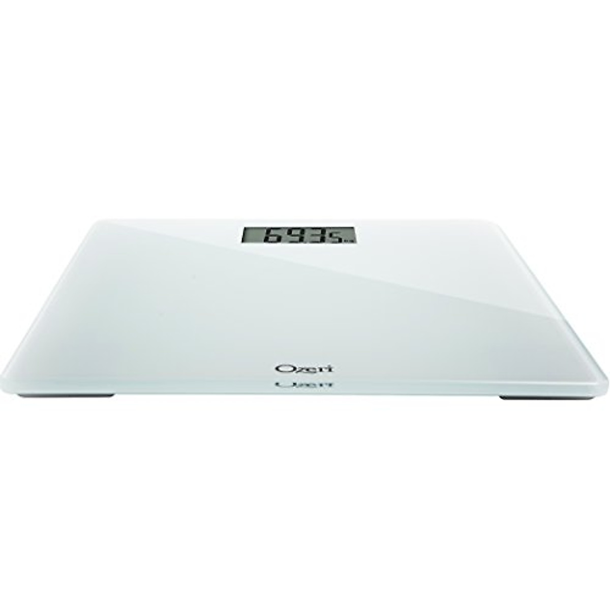 Ozeri Precision Bath Scale (440 lbs / 200 kg) in Tempered Glass, with 50 gram Sensor Technology (0.1 lbs / 0.05 kg) and Infant, Pet & Luggage Tare- White