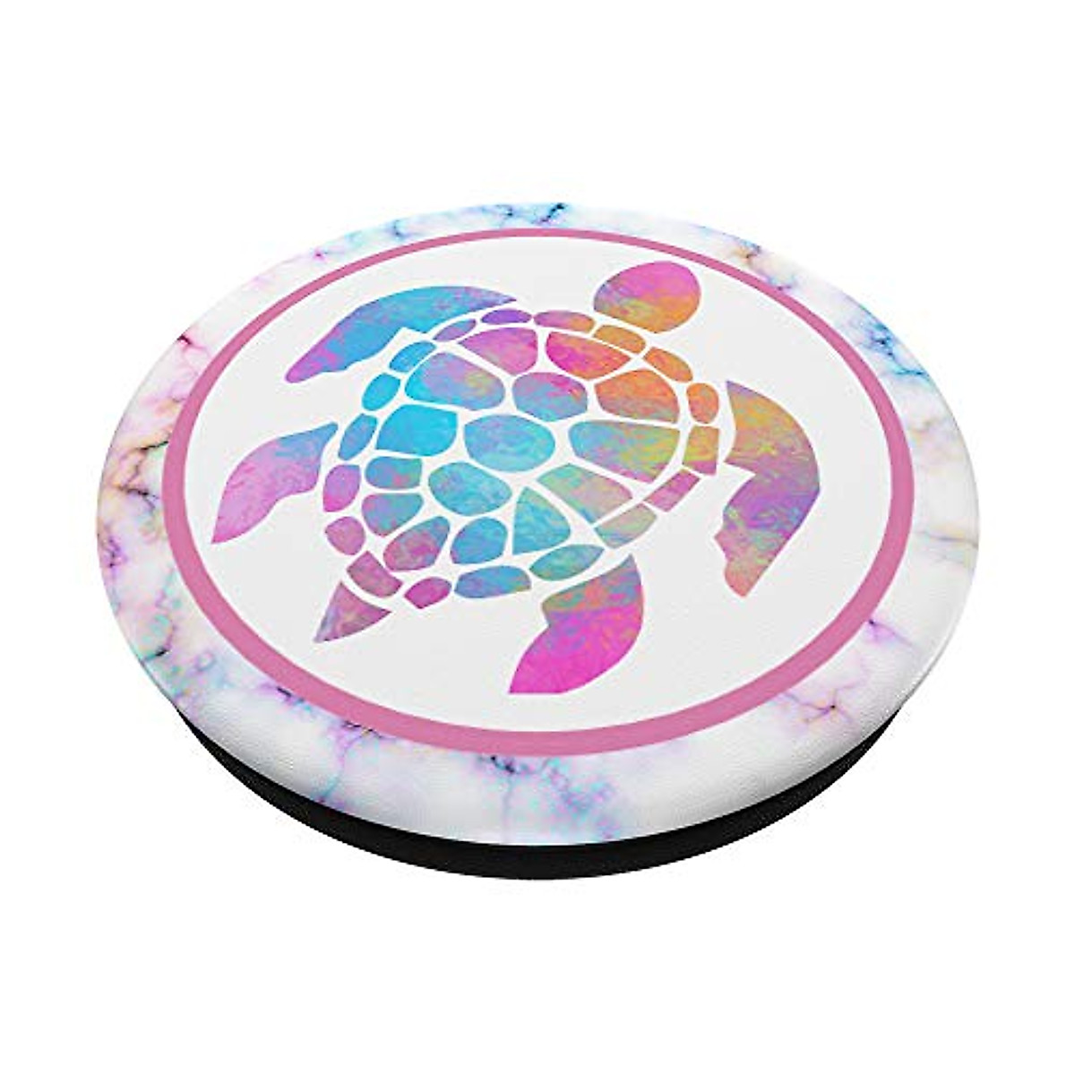 Rainbow Watercolor Sea Turtle PopSockets Swappable PopGrip