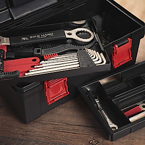 BikeHand 37pcs Bike Bicycle Repair Tool Kit with Torque Wrench - Quality Tools Kit Set for Mountain Bike Road Bike Maintenance in a Neat Storage Case