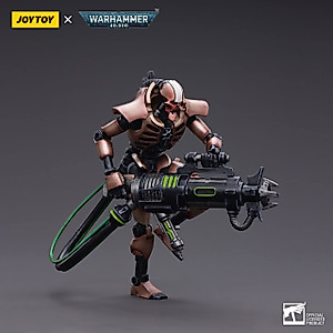 JOYTOY 1/18 Action Figures Warhammer 40k Mecha Necrons Szarekhan Dynasty lmmortal with Tesla Carbine