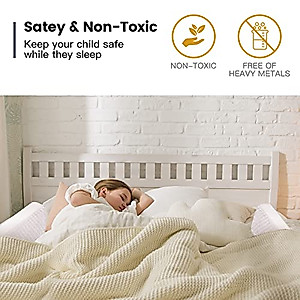 YENING Baby Bed Bumpers for Toddlers Foam Bed Guard Rail for Kids Bed Toddler Bed Bumper for Twin Full Queen King Size Bed Grey, 1-Pack