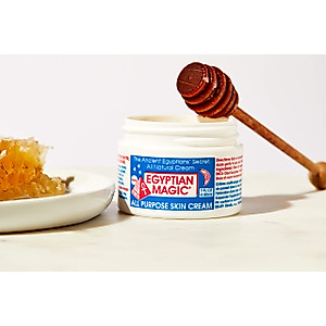 Egyptian Magic - All Purpose Face, Body, and Dry Skin Moisturizing Cream, Skin Protectant for Women & Men, Eczema Care Healing Balm, Scar Treatment, Stretch Marks, and Tattoo Aftercare, 1oz Jar