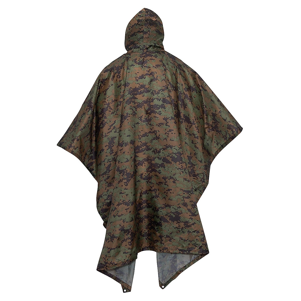 Rothco R/S Poncho, Woodland Digital Camo