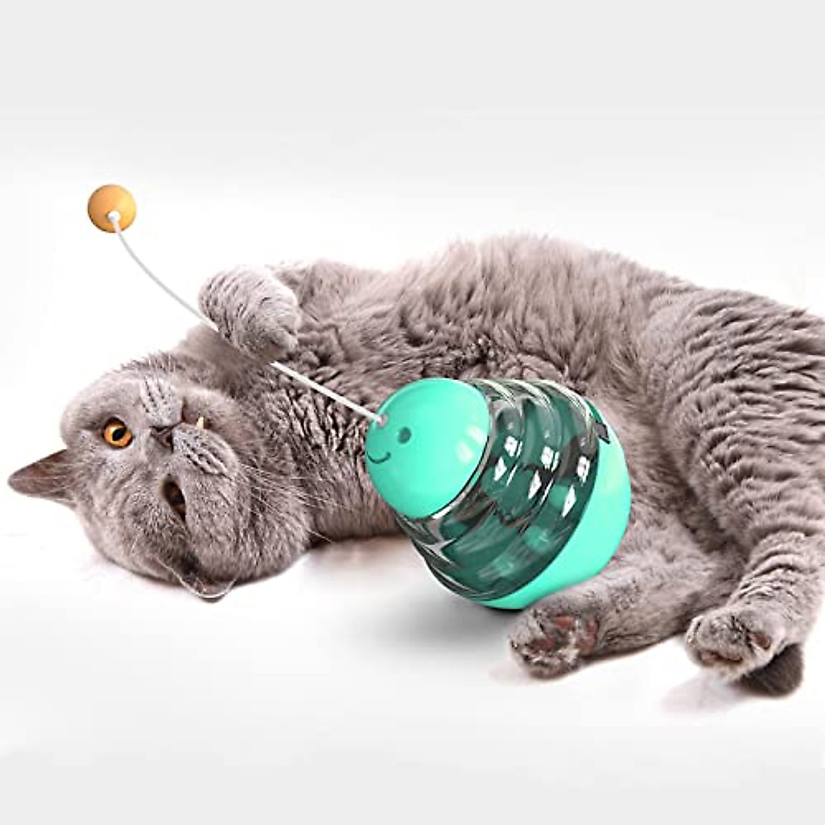 AOSUI cat Treat Toy，Best cat Toys for Bored Cats，cat Treat Dispenser，Treat Dispensing cat Toy，cat Feeder Ball，Kitty Toys，cat Food Toy