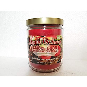 Smoke Odor Exterminator 13 oz Jar Candle Apple Orchard