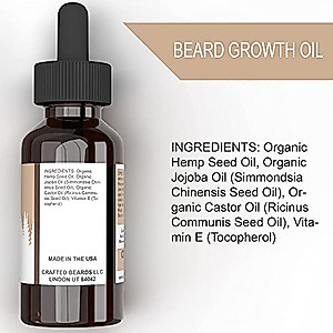 Beard Growth Kit - Hair Growth & Hair Serum - Beard Growth Oil and Beard Roller - Hair Growth for men - Stimulate Beard Growth with our Beard Serum and Growth Roller