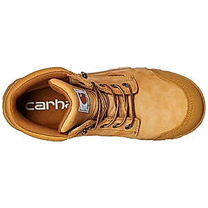 Carhartt Men's 6" Rugged Flex Waterproof Breathable Composite Toe Leather Work Boot CMF6356, Wheat, 11 W US