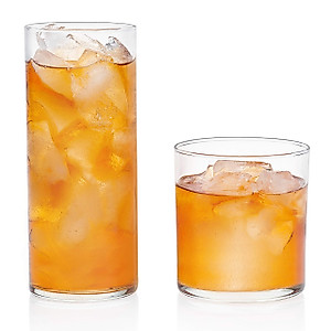 Libbey Miles 16-Piece Tumbler and Rocks Glass Set