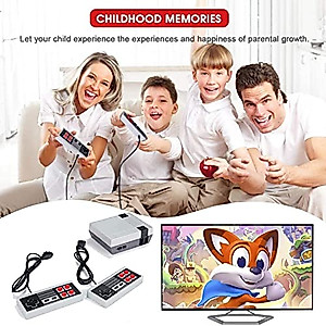 Classic Mini Retro Game Console,Game System Built-in 620 Video Games And 2 Controllers,8-Bit Av and HDMI HD Output,Classic Rerto Toys Gifts for Kids.