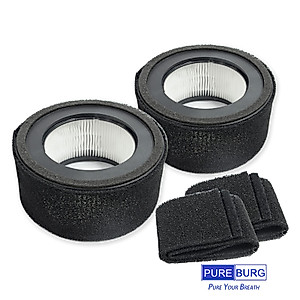 PUREBURG AFH-Z1000-01 Replacement Filter Compatible with TruSens Z-1000 Air Purifier (Small Room),2-Pack H13 HEPA Activated carbon Air Clean VOCs Dust