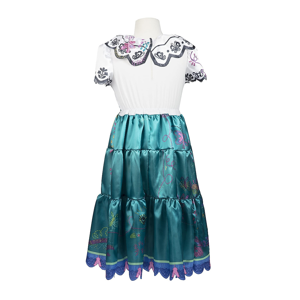 Disney Encanto Mirabel Dress, Costume for Girls Ages 3 and up, Outfit Fits Children Sizes 4-6X