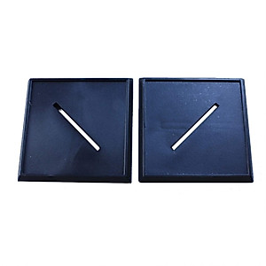 REAPER 40mm Square Plastic Bases (6)