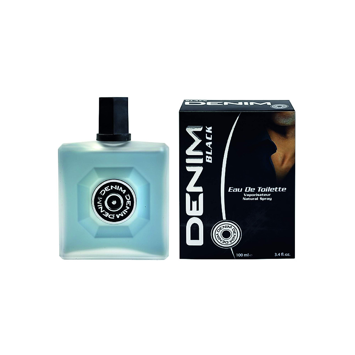 Denim Black Fragrance Eau de Toilette 3.4 Fl Oz Made in Italy