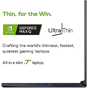 acer Predator Triton 500 PT515 15.6" FHD IPS 300Hz Gaming Laptop, 10th Gen Intel 6-Core i7-10750H, 64GB RAM, 2TB PCIe SSD, NVIDIA GeForce RTX 2070 8GB, RGB Keyboard, Windows 10 Home + HDMI Cable