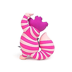 Enesco Alice in Wonderland Disney Showcase Cheshire Cat This Way Miniature Figurine, 3.35 Inch, Multicolor