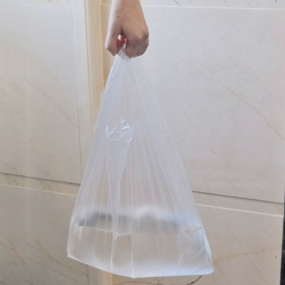 Eagrye Clear Plastic T-Shirt Shopping Bags, Reusable Thank You Bgs (320 Count)
