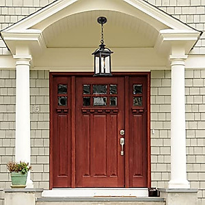 Darkaway Outdoor Wall Lights Fixtures 2 Pack with Outdoor Pendant Light for Porch, Patio, Garden