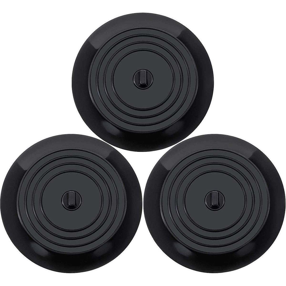 Silicone Bathtub Stopper Drain Plug, 2 Pack 6 Inches Sink Tub Stopper Upgraded Plug Round Cover Bathrooms and Laundries USA Stock